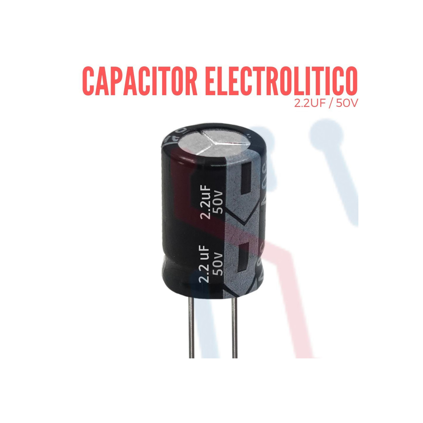 Capacitor Electrolítico 2.2uF a 50V