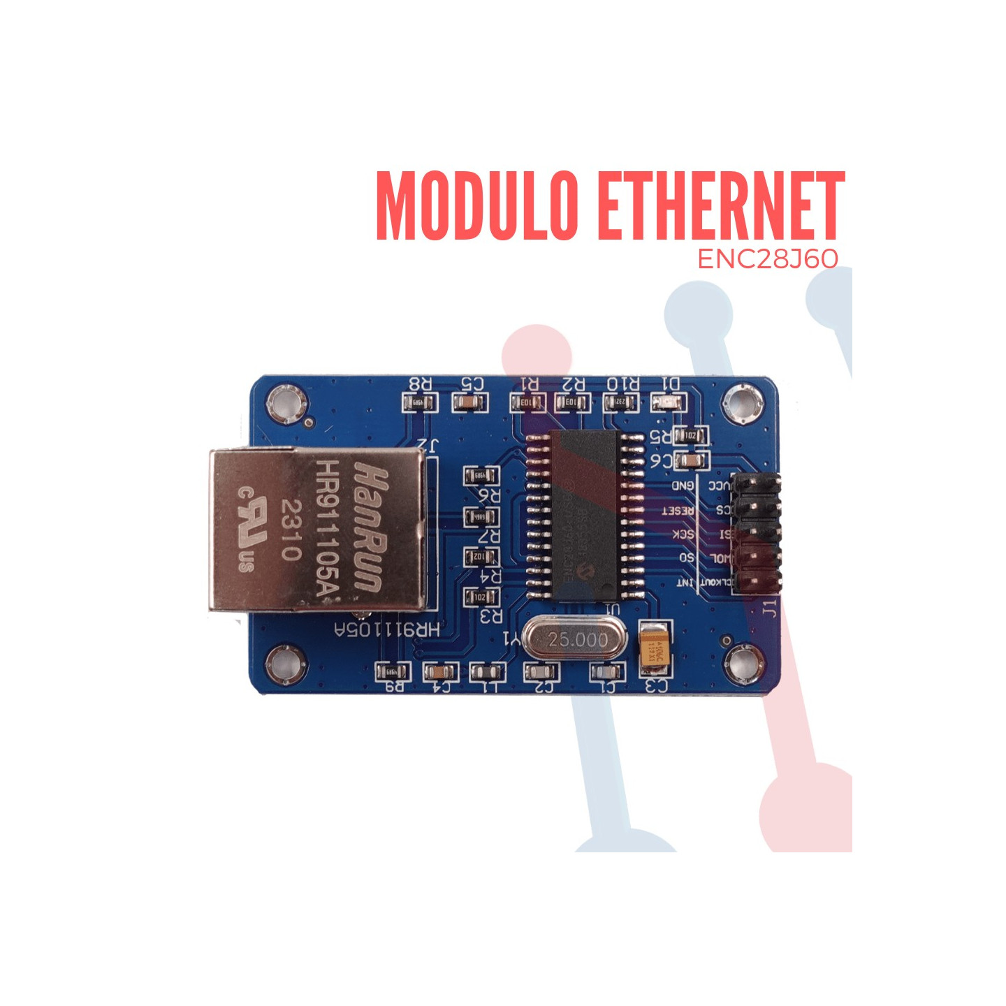 Modulo Ethernet ENC28J60