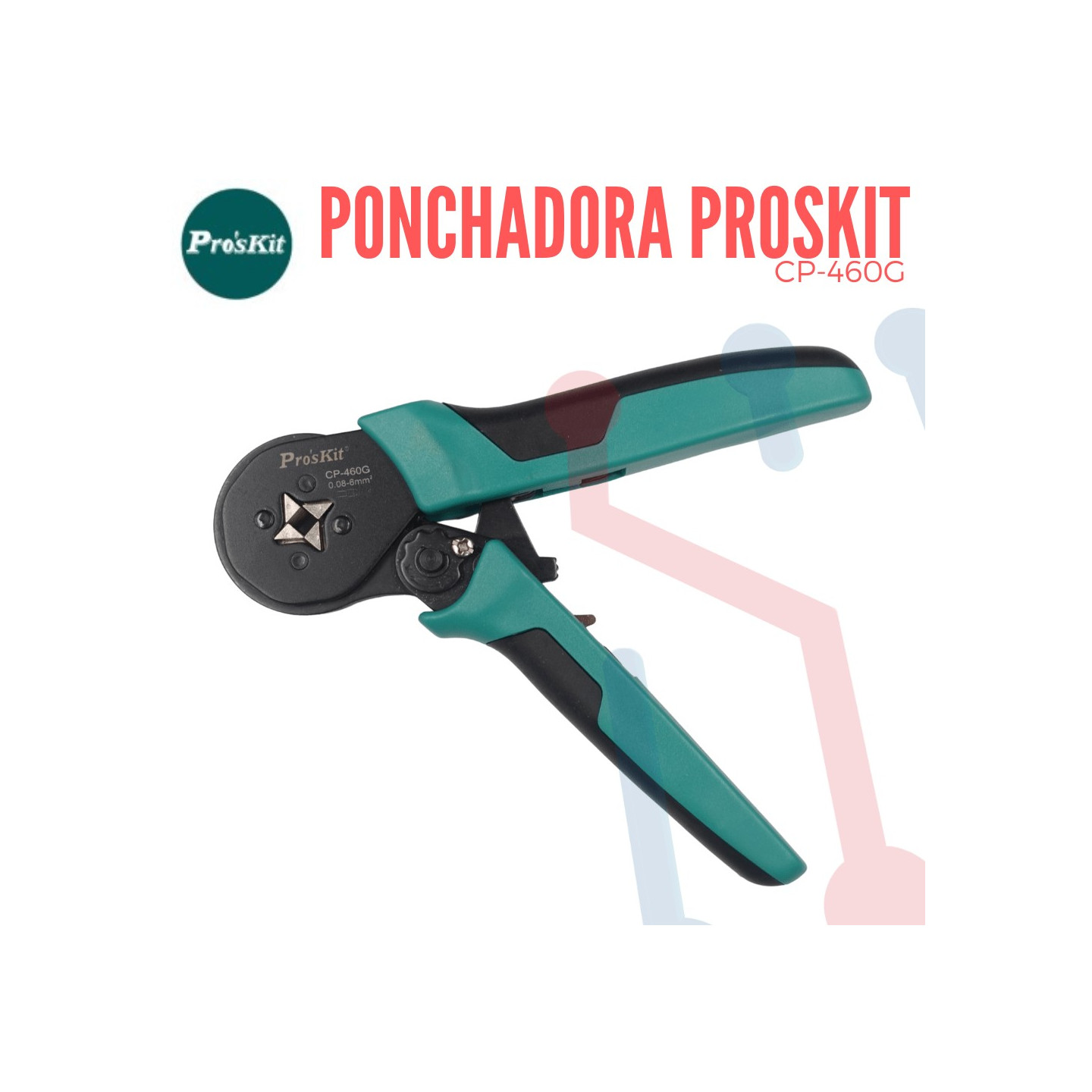 Ponchadora Terminal Pin Hueco ProsKit (CP-462G)