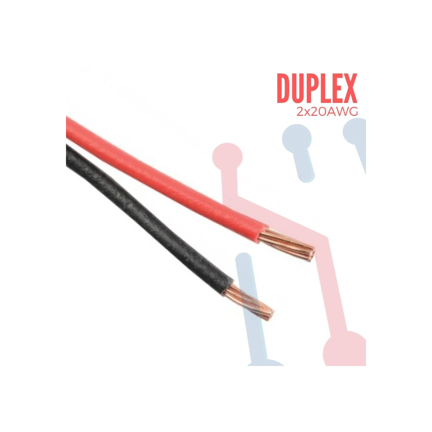 Cable Duplex 2X20 AWG Polarizado X Metro