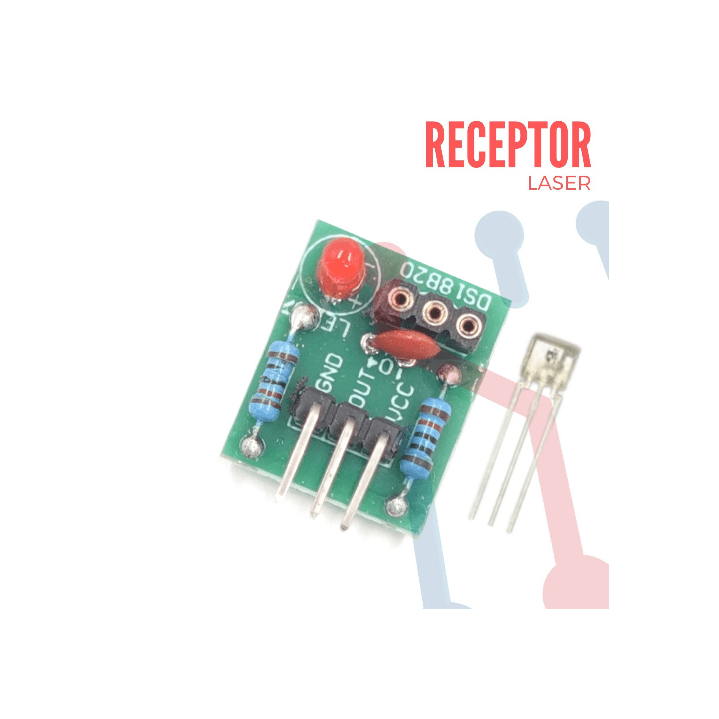 Receptor Láser de Tubo no Modulador