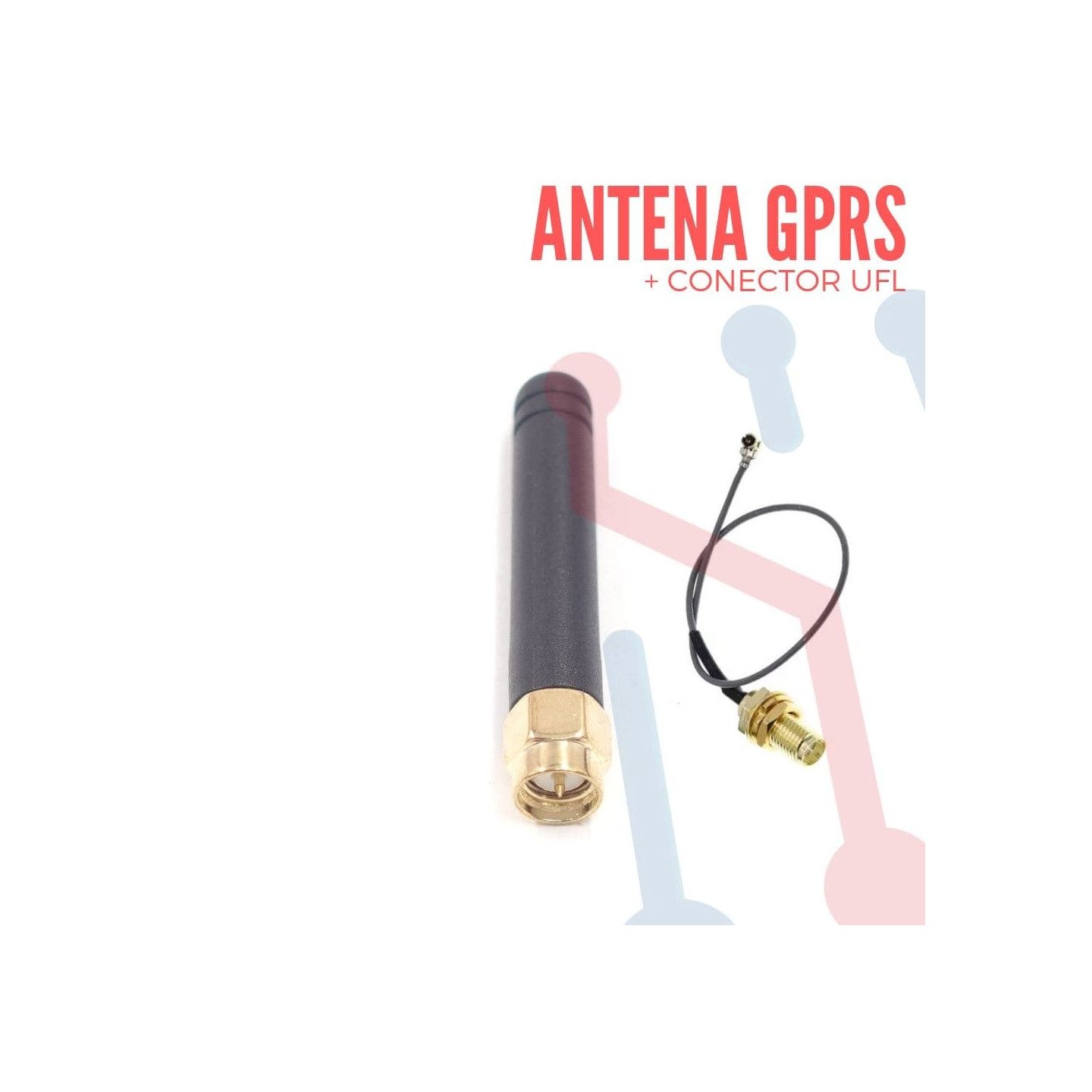 Antena GPRS con Conector UFL