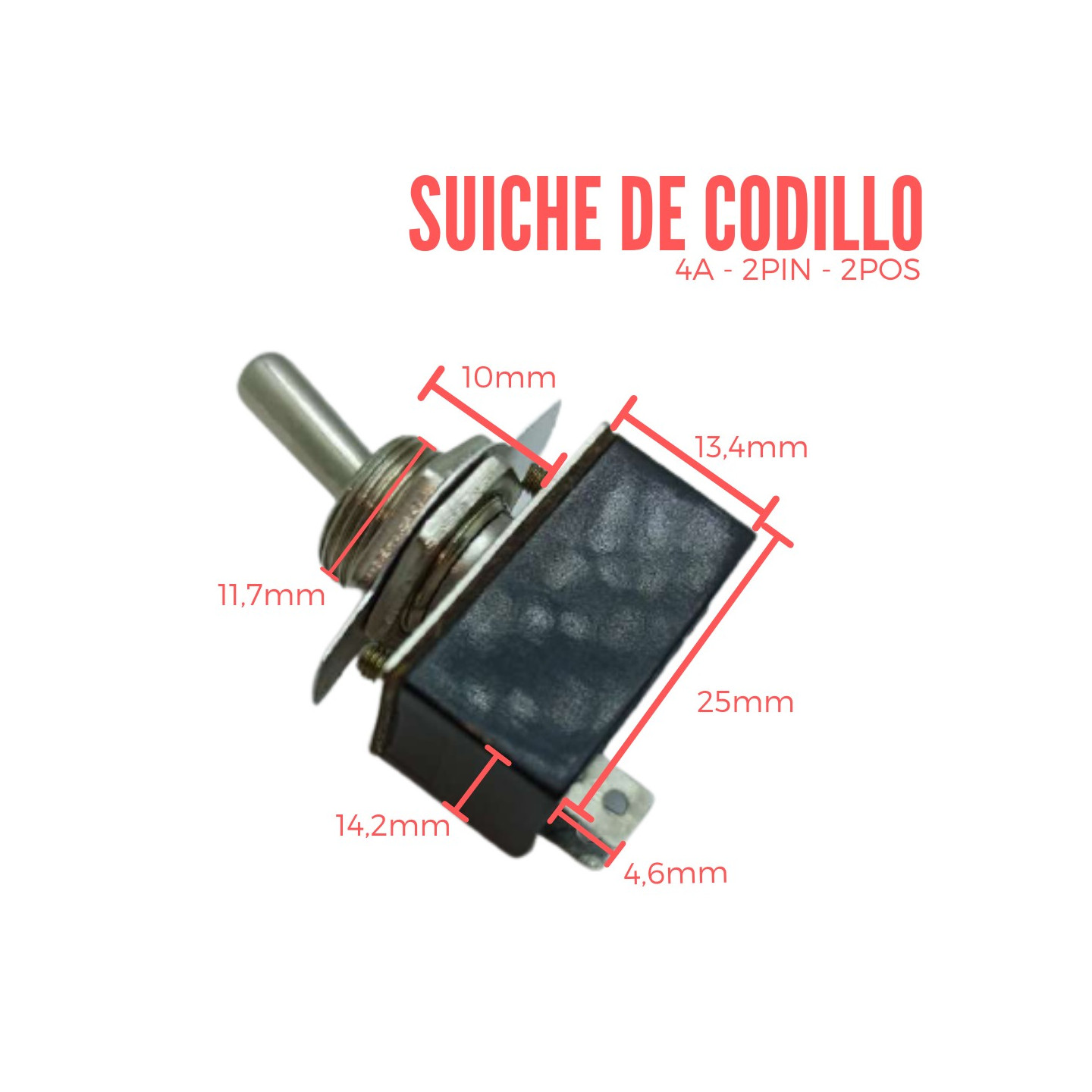 Suiche Codillo 2Pos 2Pin 4A