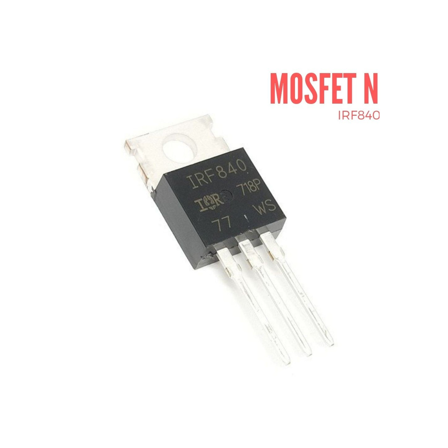 MOSFET Canal N IRF840