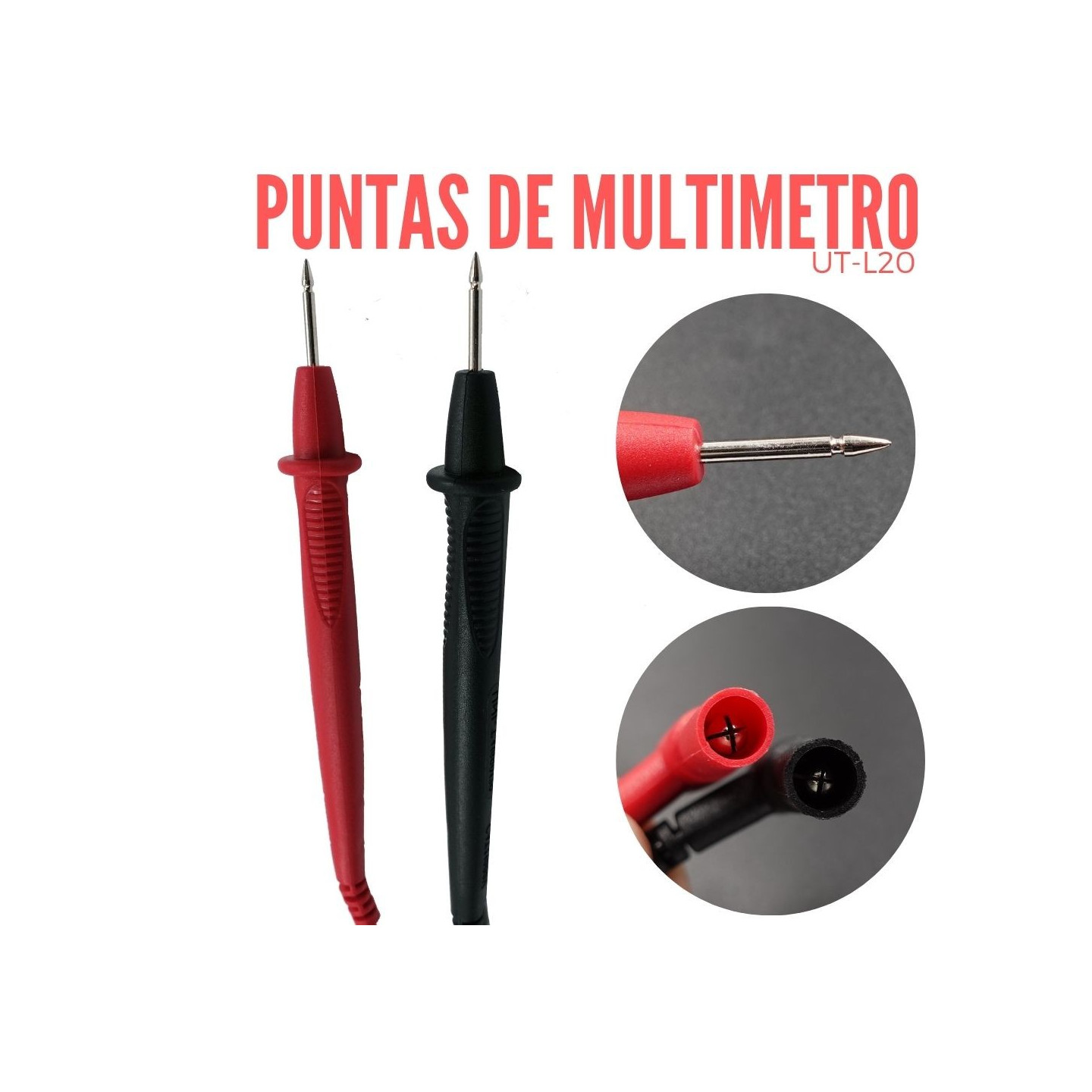 Puntas para Multimetro 10A (UT-L20)