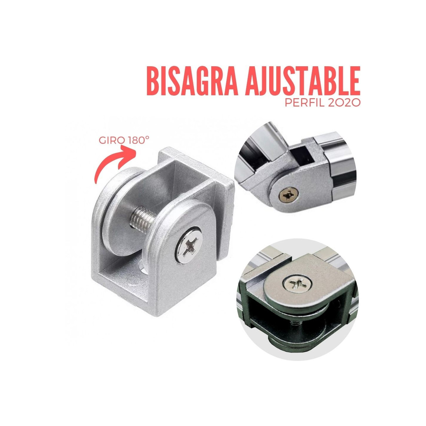 Bisagra Ajustable V-Slot 2020